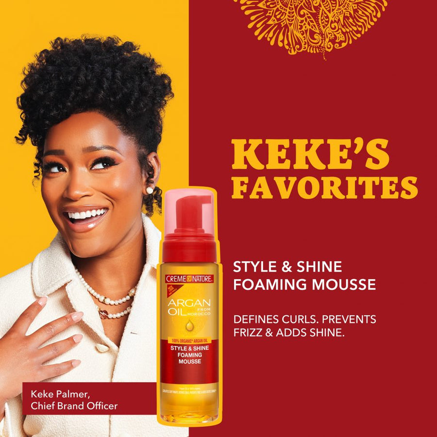 Argan Oil Foam Mousse, Hair Mousse | Creme of Nature