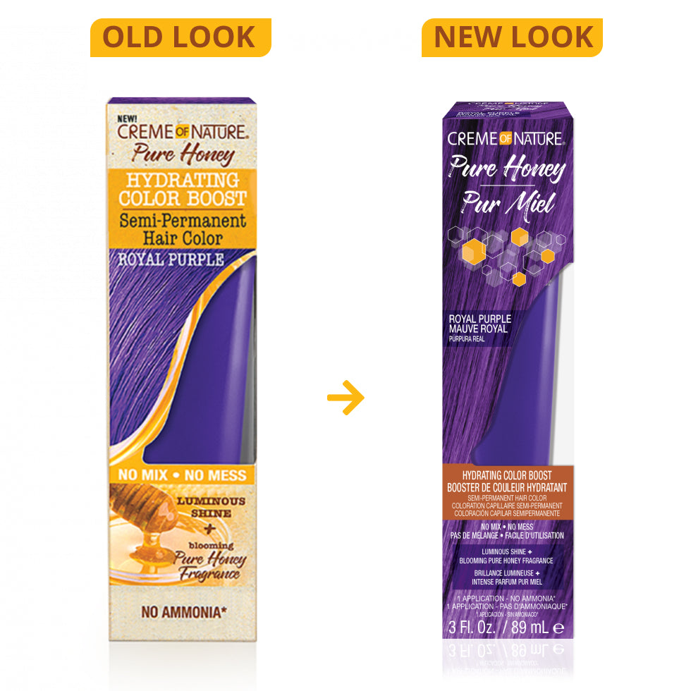 Purple Hair Dye, Semi Permanent Purple Hair Dye | Creme of Nature