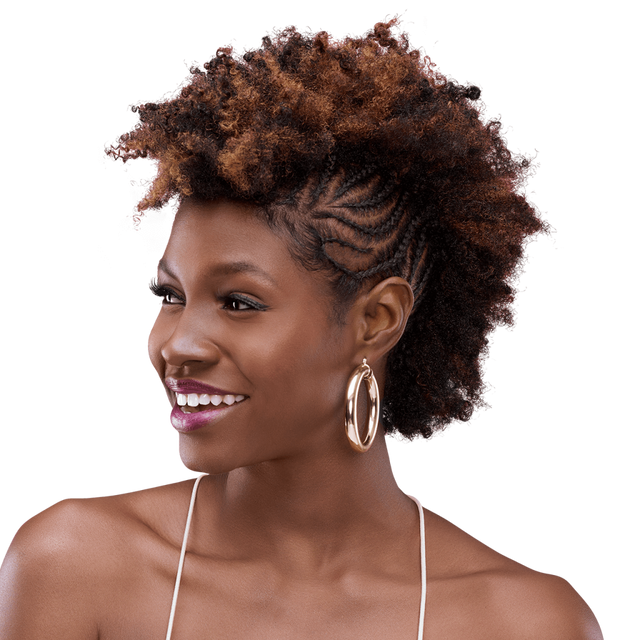 Frohawk With Braided Sides – Creme of Nature